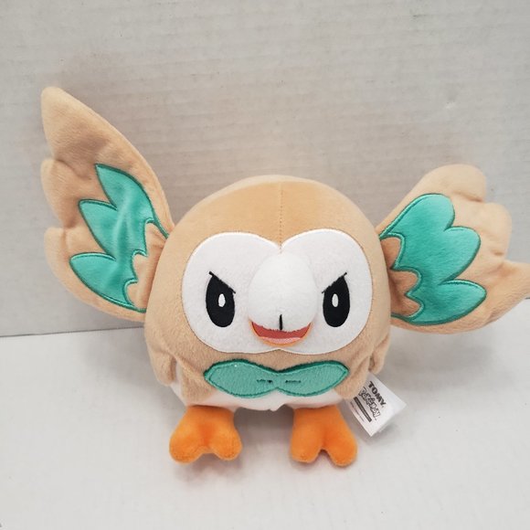 Tomy | Toys | Tomy Pokemon Rowlet Owl Bird Plush Animal Doll | Poshmark